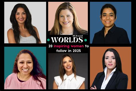 Worlds 20 Inspiring Women To Follow In 2025 Allaroundworlds