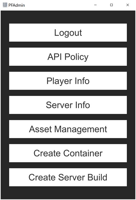 Github Bphillips Pfadmin Admin Api Gui Application For Microsoft