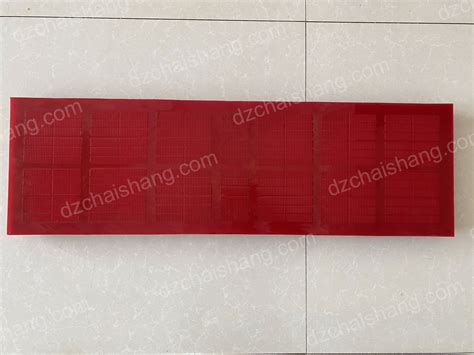 Tensioned Screen Mesh Polyurehthane Mining Mesh Screen Chaishang Puperde örgü Poliüretan Ekran