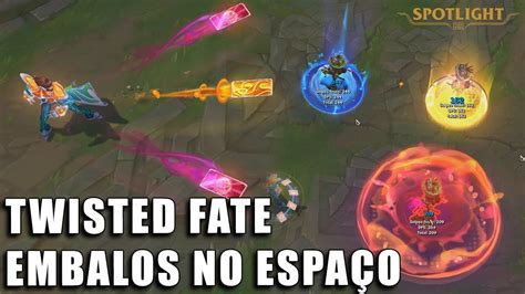 Twisted Fate Embalos no Espaço Skin Spotlight PREVIA YouTube