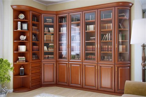 Классические книжные шкафы в интерьере (35 фото) - красивые картинки и ...