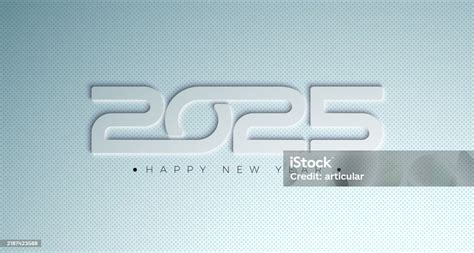 새해 복 많이 받으세요 2025 깨끗한 배경에 3d 숫자 타이포그래피 글자를 가진 그림 전단지 배너 인사말 카드 축하 포스터 파티 초대장 캘린더 및 소셜 미디어 게시물을