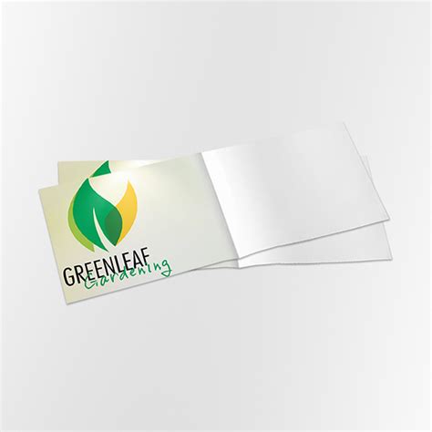 A5 Landscape 4pp Folded Leaflets Printing Folded Leaflet Rushprint