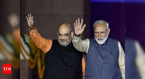Narendra Modi Swearing Ceremony Amit Shah Meets Modi Ahead Of Swearing