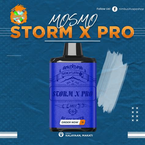 💨💨 Mosmo Storm X Pro Now Available 💨💨 Nimbus X Vapeshop