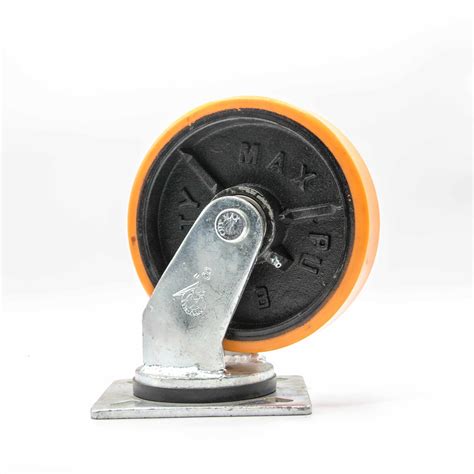 8นิ้ว ล้อยูรีเทน พร้อมขาเป็น 8 มม บริษัท ซิตี้แม็ก จำกัด