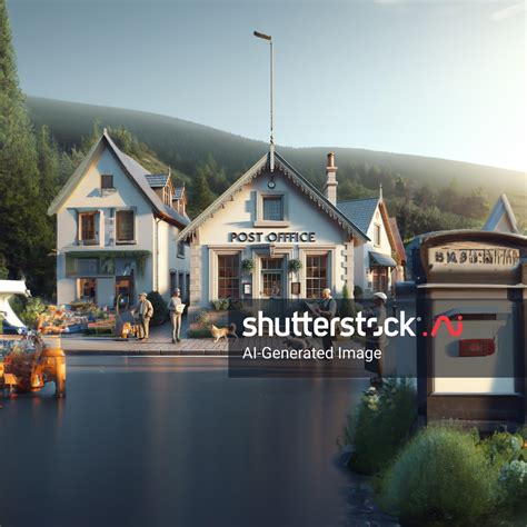 High Resolution Small Post Office Cozy Ai Generated Image 2475548661