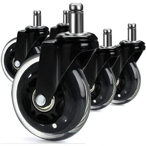 Paquete De 5 Ruedas Giratorias Para Silla De Oficina Ruedas Para Silla