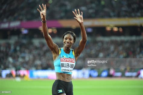 Shaunae Miller Uibo Bahamas During 400 Meter Semi Finals In London