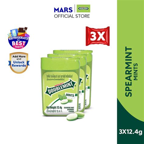 Doublemint® Mints Spearmint Candy 20s [bundle Of 3] Sugar Free Mint Candy Shopee Philippines