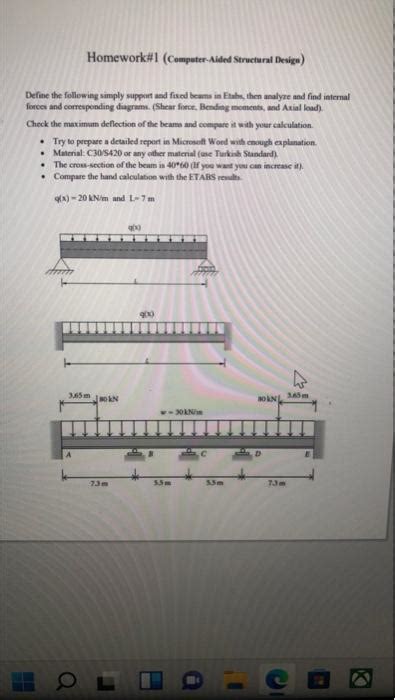 Solved Homework1 Computer Aided Structural Design Define
