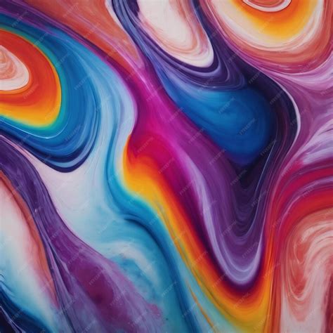 Premium Photo Aesthetic Abstract Chromatography Art Element