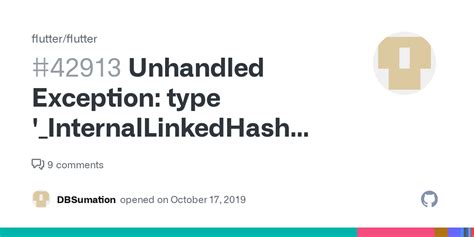 Unhandled Exception Type Internallinkedhashmap Is Not A Subtype Of Type List In Type