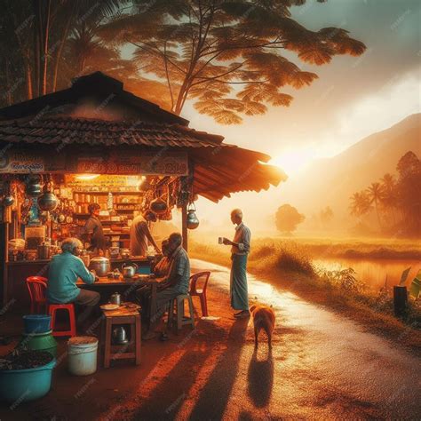 Premium Photo A Small Tea Shop In Kerala