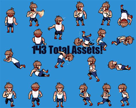 Main Character Animations By Pixel Sprite Shop