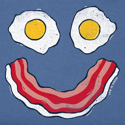 Men S Smile Breakfast Short Sleeve Tee Life Is Good Official Site