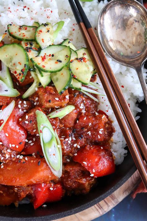 Spicy Korean Pork Stew Curlys Cooking