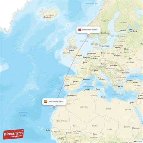Direct Flights From Stavanger To Las Palmas SVG To LPA Non Stop