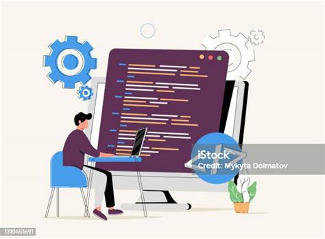 백 엔드 개발 추상적 개념 벡터 일러스트레이션 소프트웨어 개발 프로세스 컴퓨터 응용 프로그램 프로그램 비즈니스에 대한 스톡 벡터 아트 및 기타 이미지 Istock