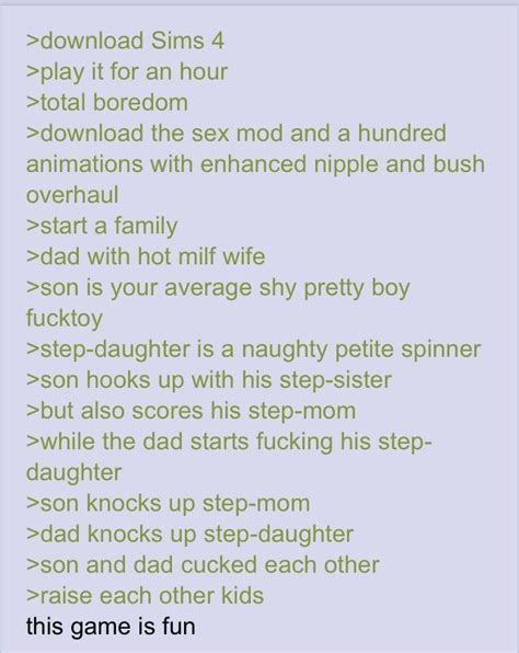 Anon Plays Sims R Greentext Greentext Stories Know Your Meme