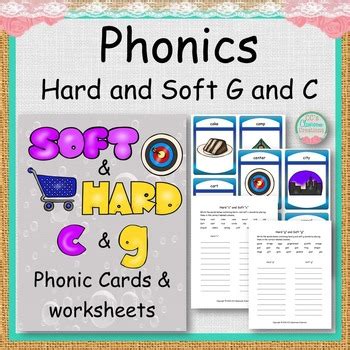 Phonics Hard And Soft G And C By CC S Classroom Creations TPT