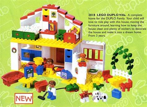 Bricker Lego 人偶 4555pb033 Duplo Figure Male Blue Legs White Two