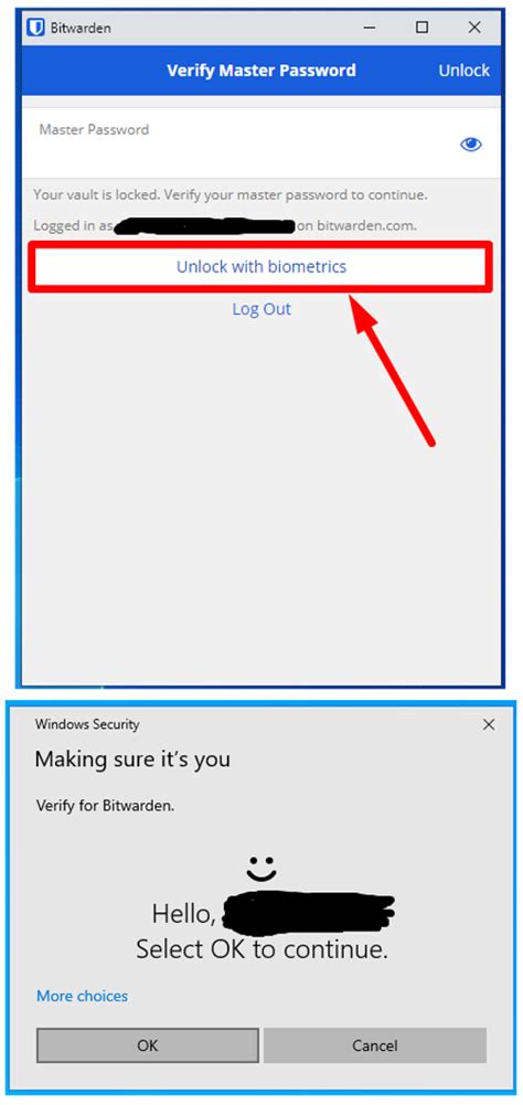 automatically select biometrics for unlocking when available password