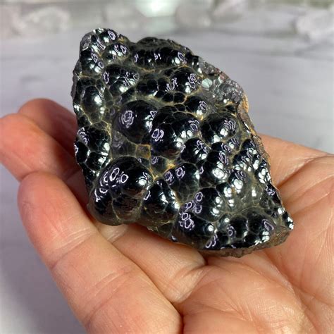 Botryoidal Hematite Mineral Specimen From Morocco Raw Rough Crystal Lustrous Hematite Specimen