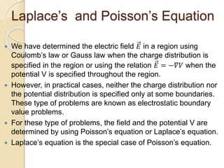 Poissons And Laplaces Equation PPT