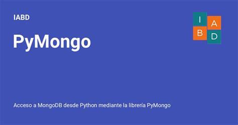 PyMongo IABD