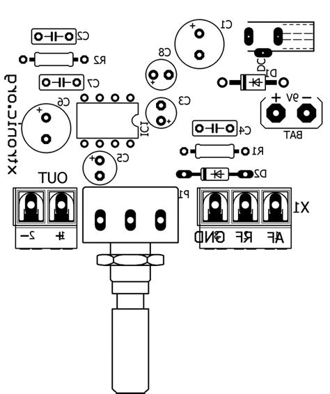 Circuit LM386 Audio And RF Probe Amplifier Signal Tracer In 2020 Amplifier Audio Amplifier