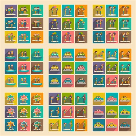 그림자 개념 및 모바일 응용 프로그램 벡터와 평면 Ai Eps Uidownload