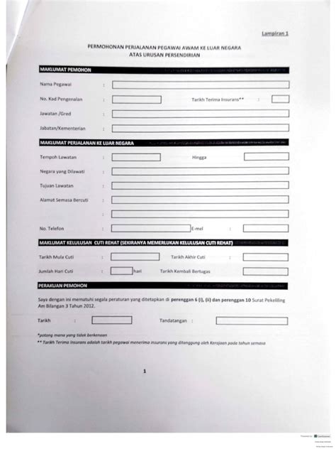 Borang Keluar Negara Pdf