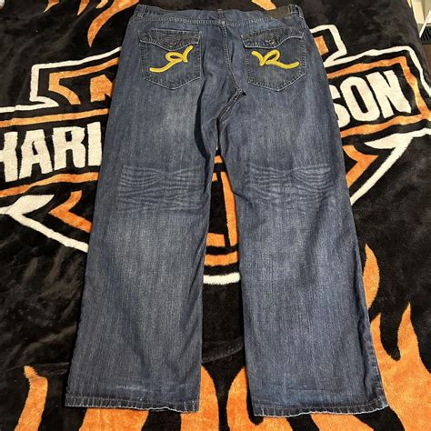 Hella Baggy Y K Rocawear Jeans With Embroidered R In Depop