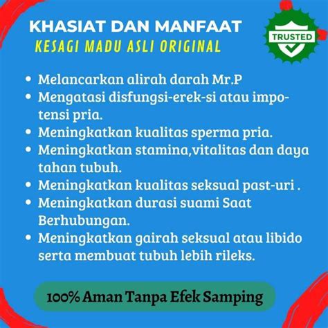 Jual Jual Kesagi Asli Original 100 Libido Obat Kuat Pria Tahan Lama