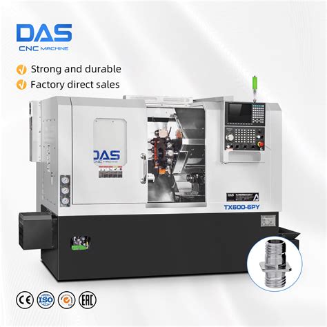 TX600 6PY Slant Bed Turret Metal Processing Efficient CNC Lathe For