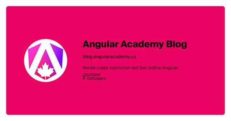 Angular Academy Blog