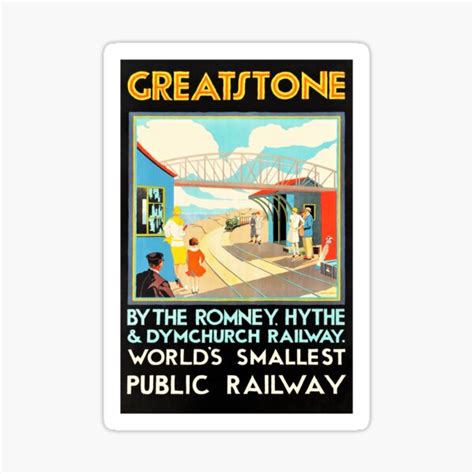 Greatstone England Travel Sticker For Sale By Loveoftravel Redbubble