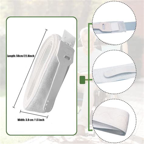 1pair Foley Catheter Holder Leg Strap With Anti Slip And Irritation