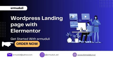 Design Unique Responsive Landing Page With Elementor By
