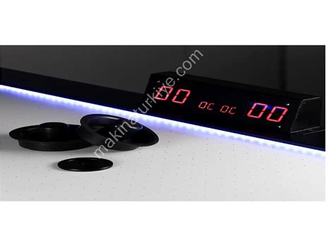 Black Design Electronic Air Hockey Table Go Play Gahb