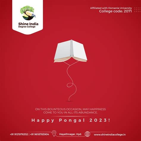 Happy Pongal 2023 Happy Pongal College Degree Sankranthi Festival