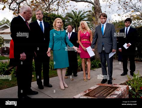 Jan 06 2013 Yorba Linda California Us Tricia Nixon Cox And