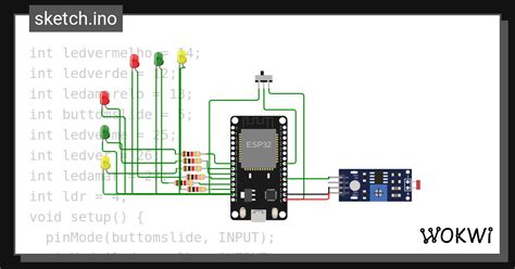 botão Wokwi ESP32 STM32 Arduino Simulator