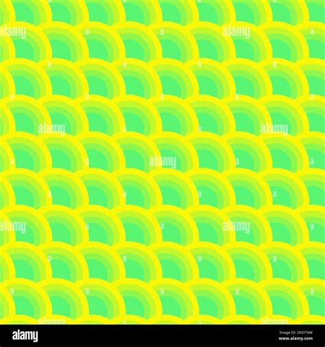 Abstract Background Green Yellow Color Ring Circle Texture Backdrop