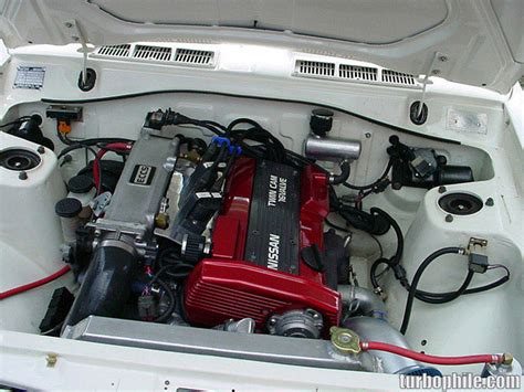 Ca18det In A 1200 Ute Engine Bay Datsun 1200 Club