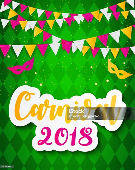 Template Brosur Karnaval Untuk Karnaval Brasil Di Amerika Selatan Kartu Ucapan Perayaan