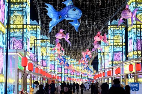 五彩花灯 点亮寒冬夜经济 中国网