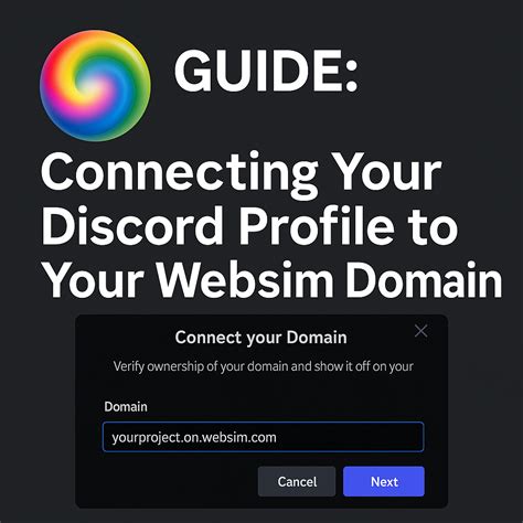Guide Connecting Your Websim Project To Discord