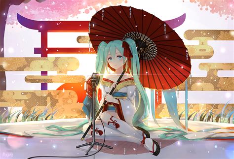 Anime Girl With Umbrella